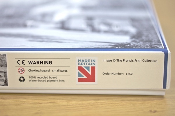 Jigsaw printed with a photo of Goole, the Grammar School c1965